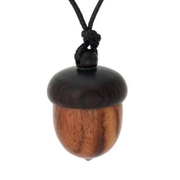 Jewelry | Acorn Cap Dome Crown Hex Nut Thumbnut Oaknut Cupule Wood Vial ...